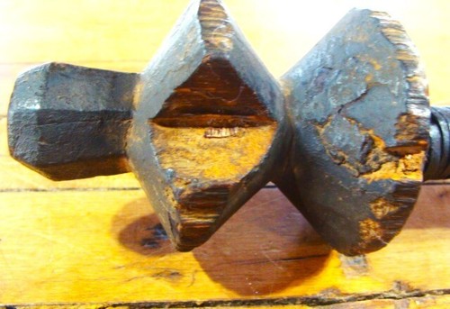 Primitive African Sickle Sword Weapon Open Fire Forged Ngulu Ngombe ...