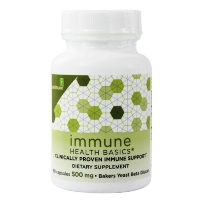 Immune Health Basics Beta Glutan with Wellmune WGP Immune Support 500 ...