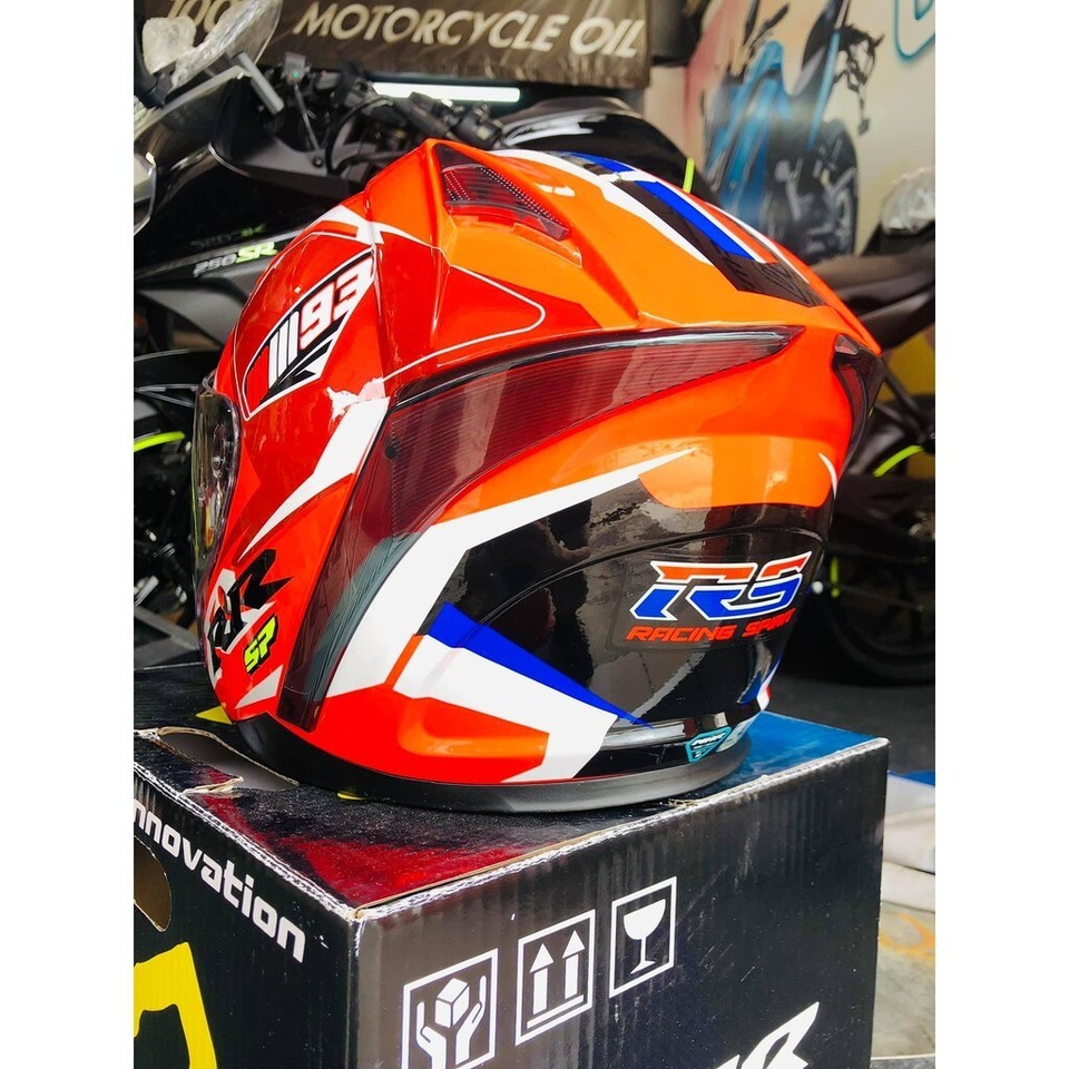 HONDA HRC MM93 MARC MARQUEZ RR MOTO GP REPSOL SAFETY HELMET MHR + GOLD ...