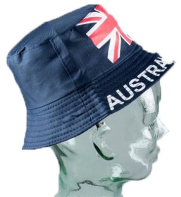 Australia Flag Bucket Bush Giggle Hat Aussie Souvenir Cricket Sun ...