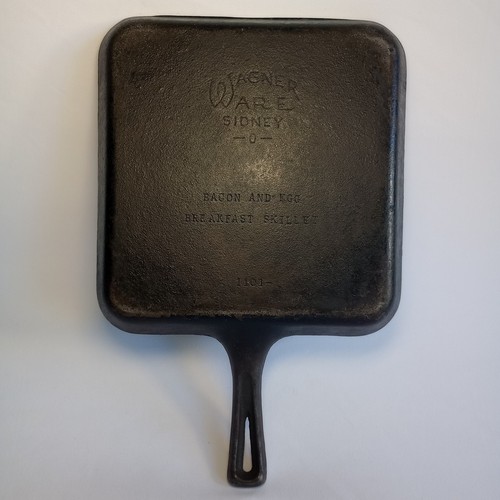 Wagner Ware Bacon And Egg Breakfast Skillet 1101- Vintage Cast Iron | eBay