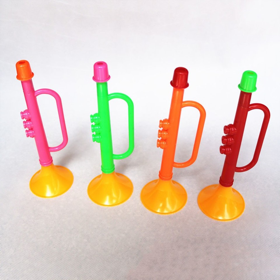 12 Pcs Children Trumpet Kids Musical Instruments Toy Trumpet, Horn ...
