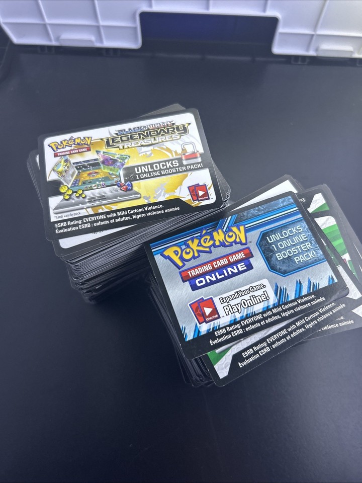 Hundreds of Pokemon TCG Digital Redemption Cards Lot - Will Ship ...
