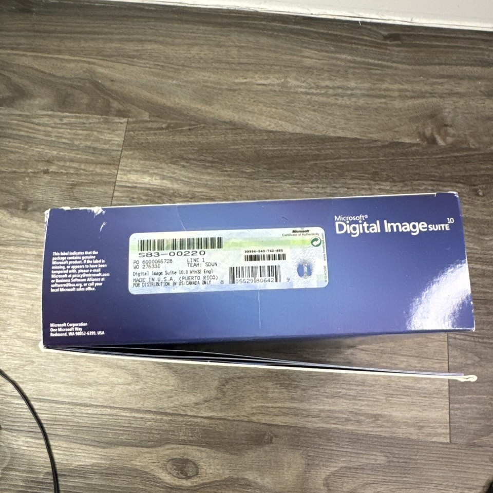Microsoft Digital Image Suite 10.0 Sealed 805529806429| eBay