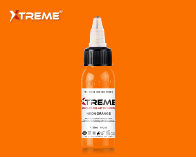 NEON ORANGE Xtreme Ink Premium Bright Solid Color Tattoo Pigment Made ...