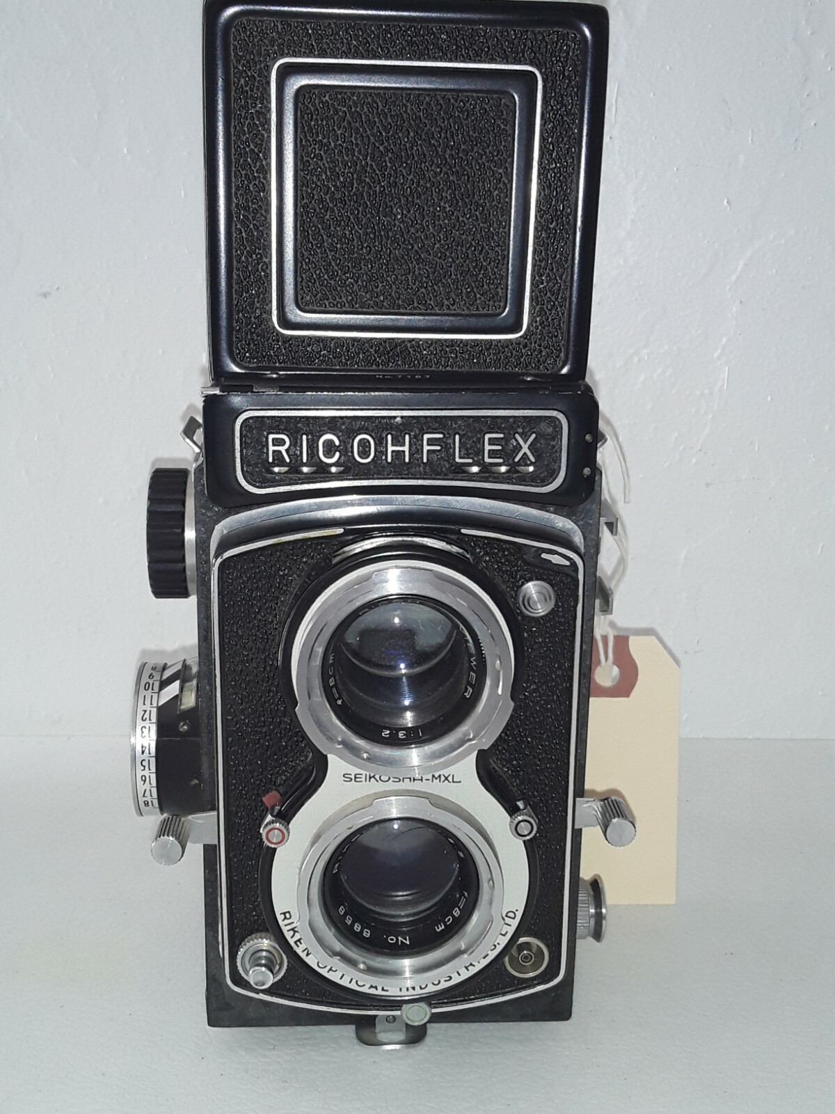 1957 JAPAN RIKEN RICOHFLEX DIA L 80mm F/3.5 1:3.5 6X6 TLR 120 FILM ...