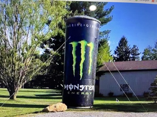 ULTIMATE MONSTER ENERGY DRINK PROMOTIONAL BLOW-UP CAN STORE DISPLAY ...