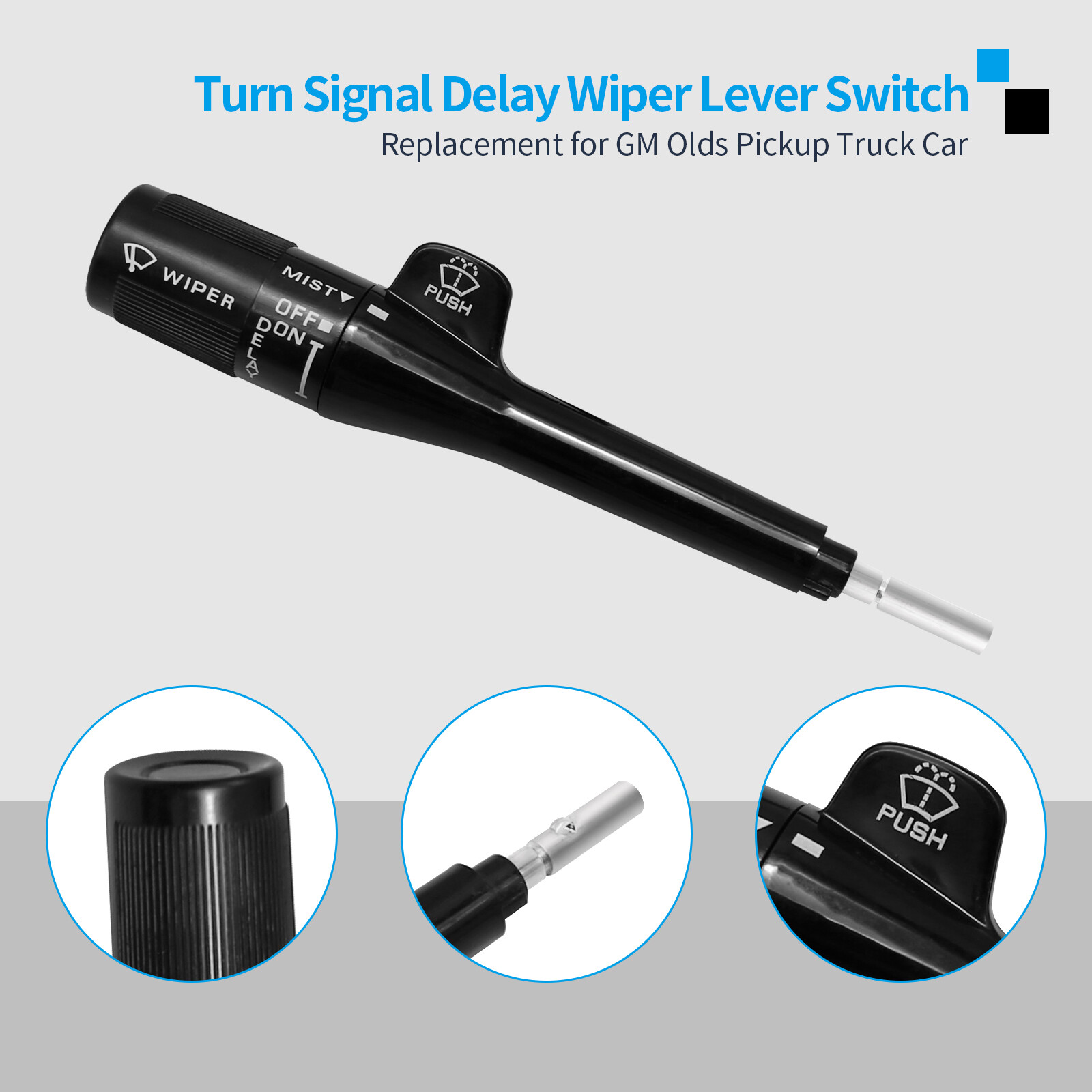 Turn Signal Delay Wiper Lever Switch fit for GM Olds Pickup Truck Car ...