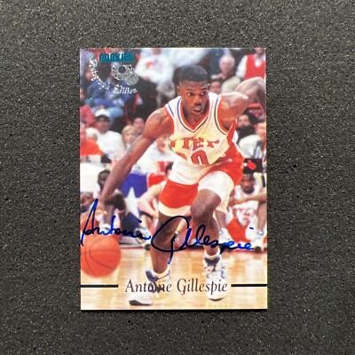1995-96 Classic Signature Edition ANTOINE GILLESPIE Rookie AUTO ...
