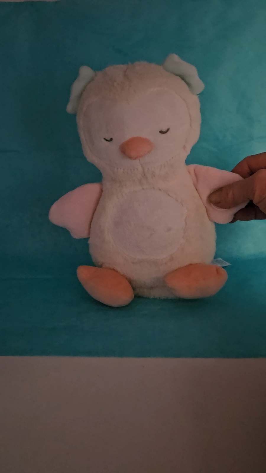 Carters Musical Light Up Glow Belly Owl Plush Stuffed Animal Lullaby ...