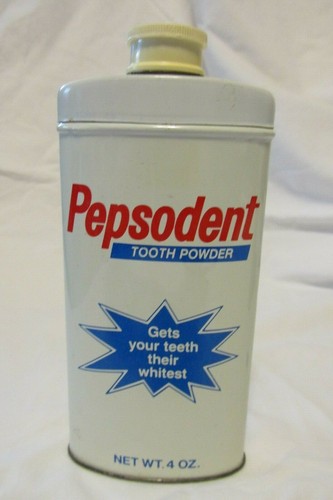Vintage Pepsodent Colgate Tooth Powder Tins Lot of 4 tins, 3 different ...
