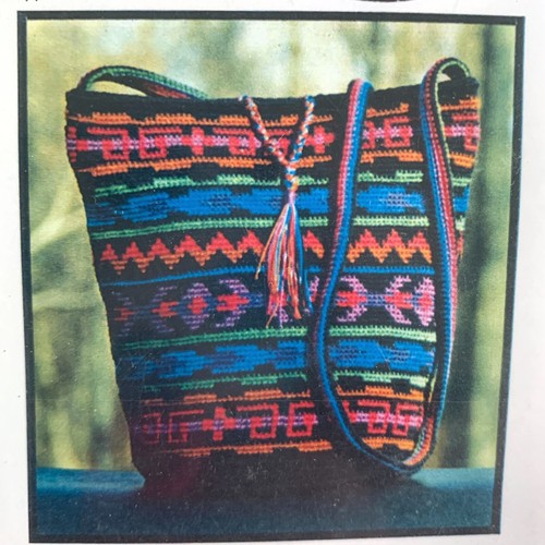 Vintage Cindy Sauerwald SINGLE CROCHET POCKETBOOK KIT Black ...