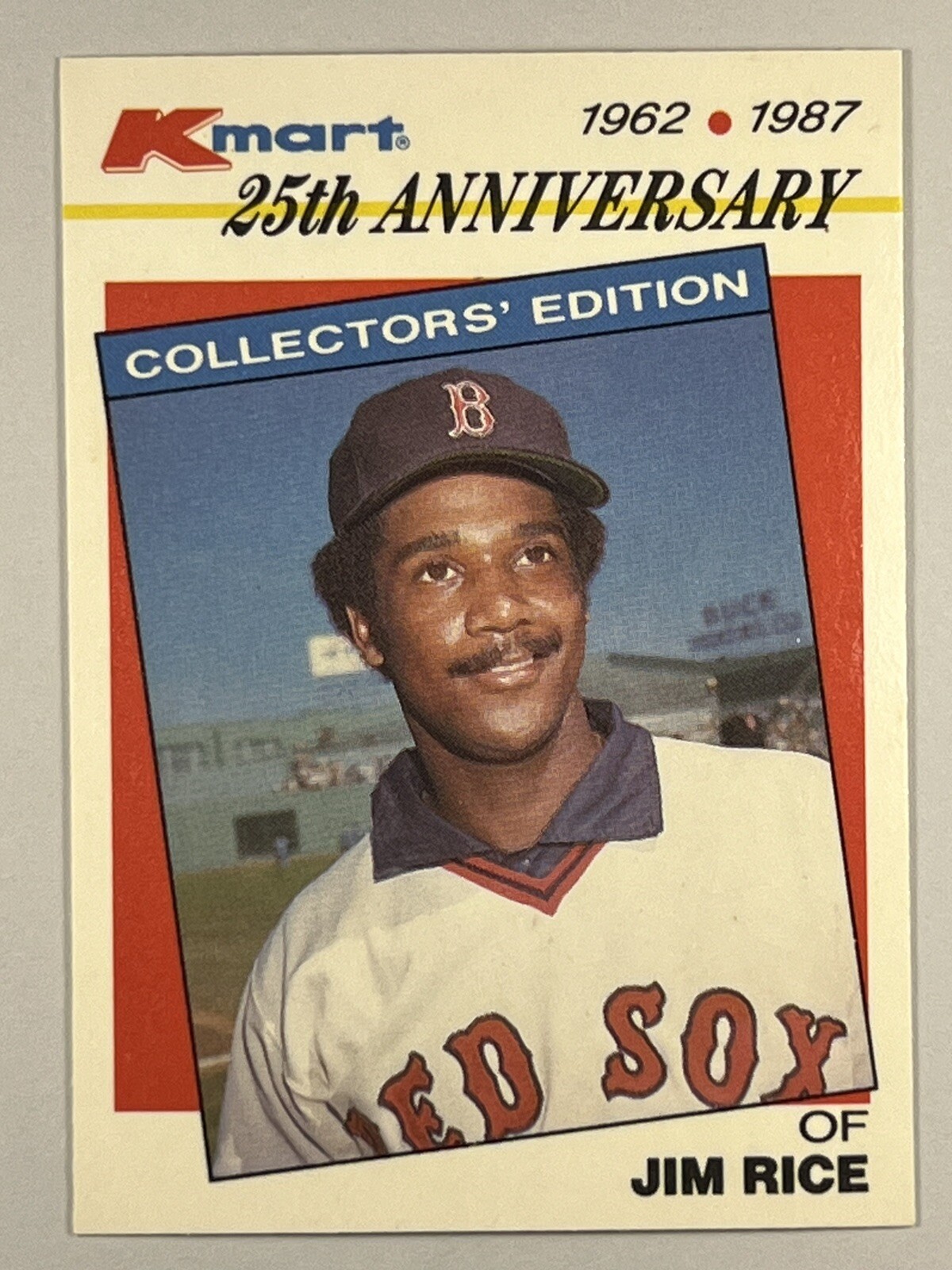 Jim Rice #18 1987 Topps Kmart 25th Anniversary Baseball's Stars of the ...