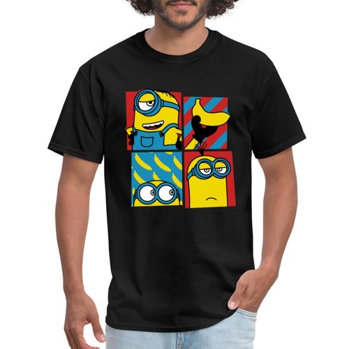 Minions Merch Stuart Bob Kevin Officially Licensed Men's T-Shirt | eBay