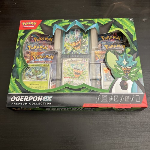 Pokemon TCG Ogerpon (Surging Sparks) ex Premium Collection Box Factory ...