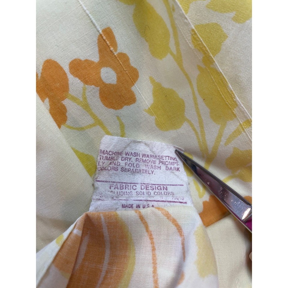 Vintage Springmaid Pequot Pillowcase Sheet Set Mariposa Butterfly ...