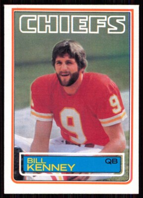 1983 Topps Bill Kenney Kansas City Chiefs #289 | eBay