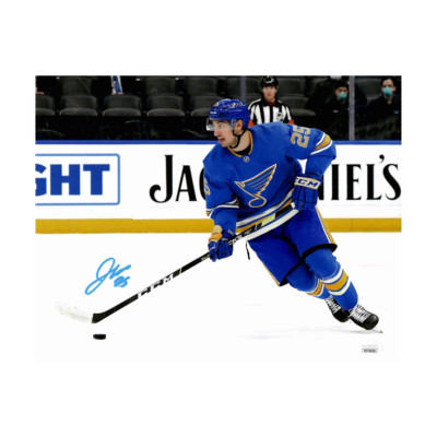Jordan Kyrou St Louis Blues Autographed Alternate 11x14 Photo - JSA COA ...