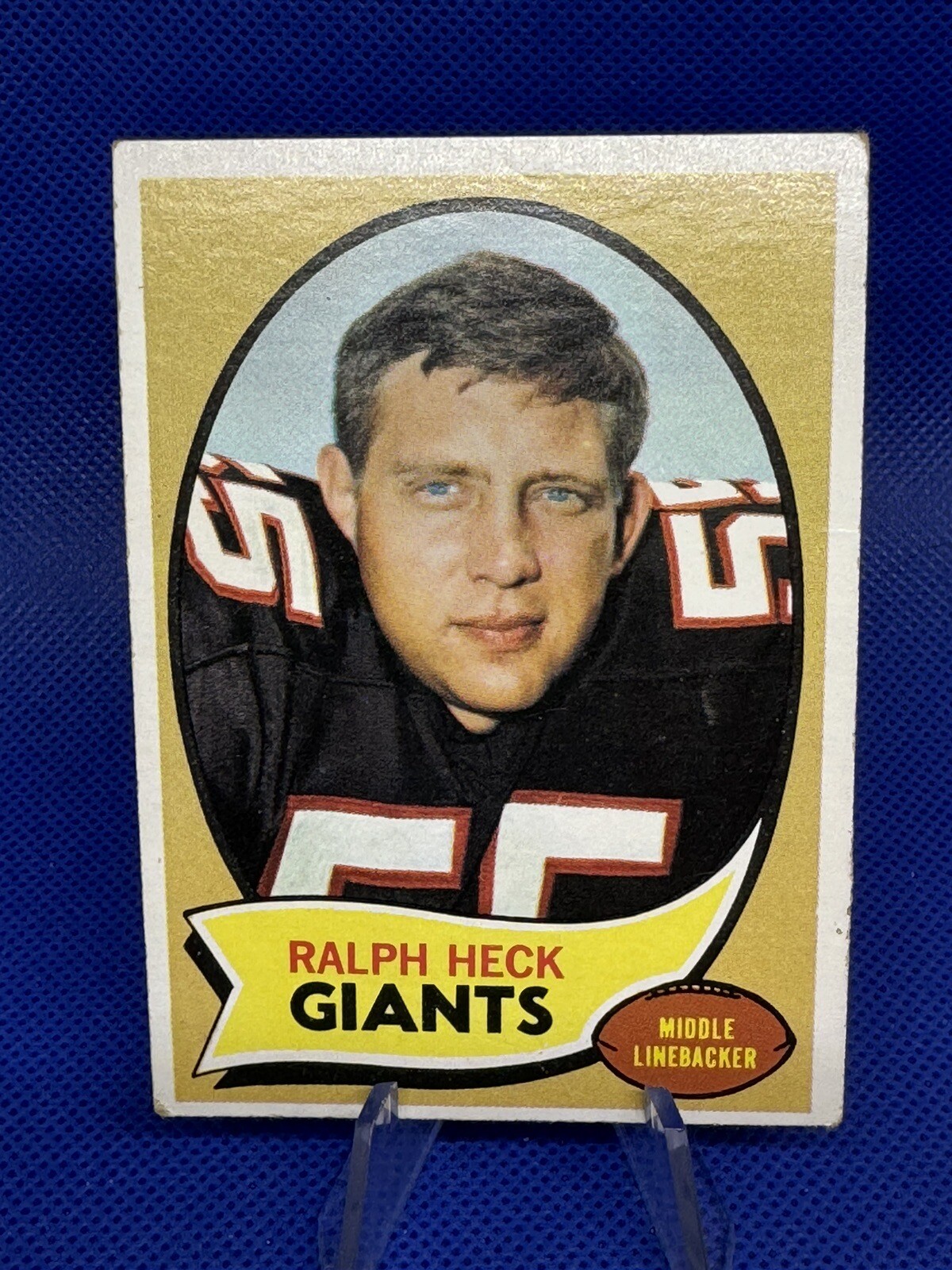 1970 Topps Football Card #127 Ralph Heck - VG | eBay