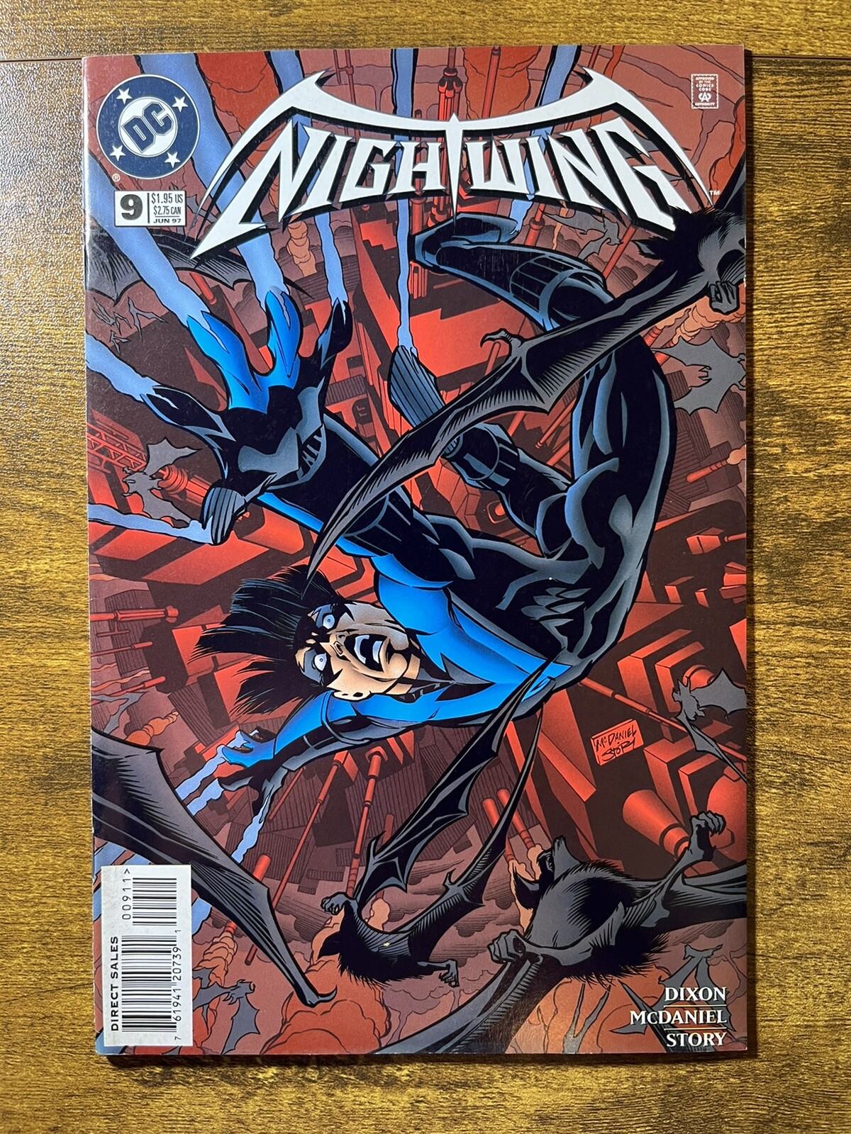 NIGHTWING 9 KARL STORY COVER 1ST APPEARANCE THADDEUS RYERSTAD DC COMICS ...