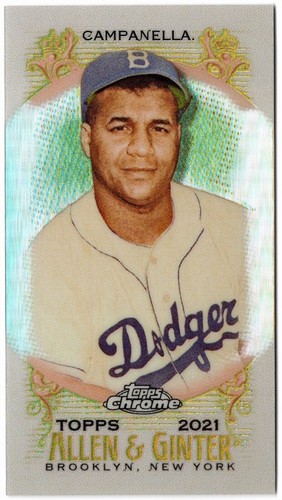 2021 Topps Allen Ginter Chrome Mini Refractor ROY CAMPANELLA 42 ...