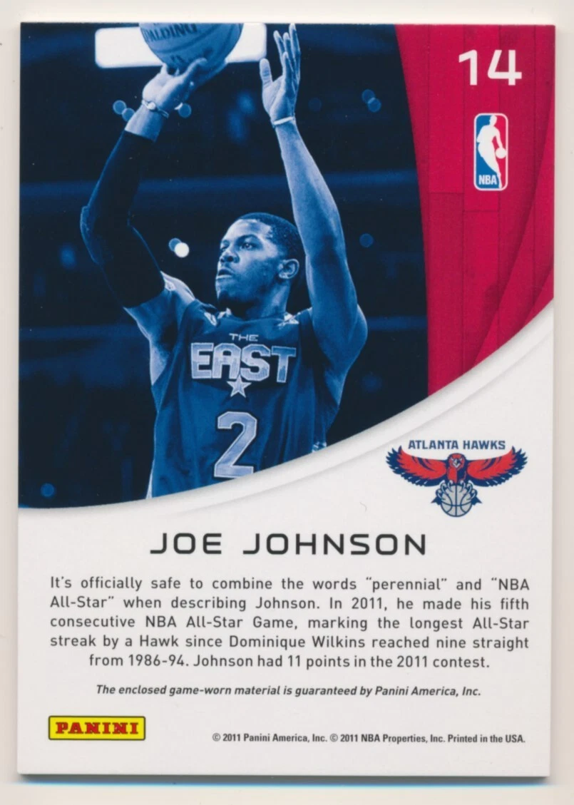 Joe Johnson All Star Jersey