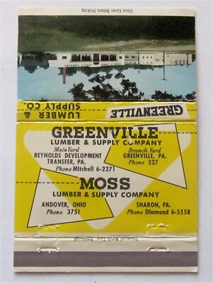 GREENVILLE, TRANSFER, SHARON, PA, ANDOVER, OH LUMBER- SUPPLY CO ...