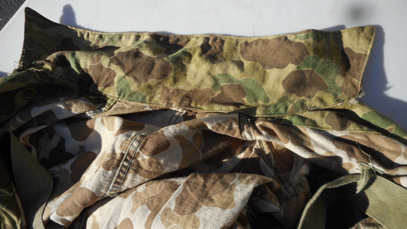 WW2 USMC Duck Hunter Combat Camouflage Coveralls Guadal Canal Rare | eBay