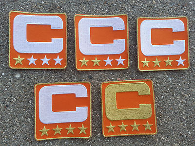 ORANGE Captain C Patch for Jersey Football Baseball Soccer Hockey ...