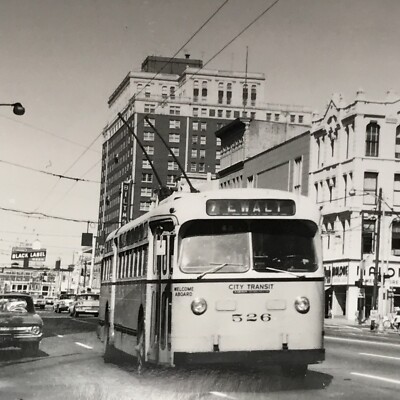 Trackless Trolley City Transit Lines CTL Dayton Ohio Bus 526 Route 7 ...