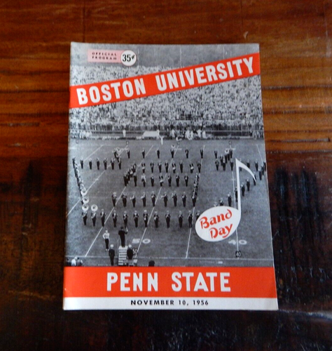 1956 Penn State PSU Nittany Lions v. Boston University Terriers ...