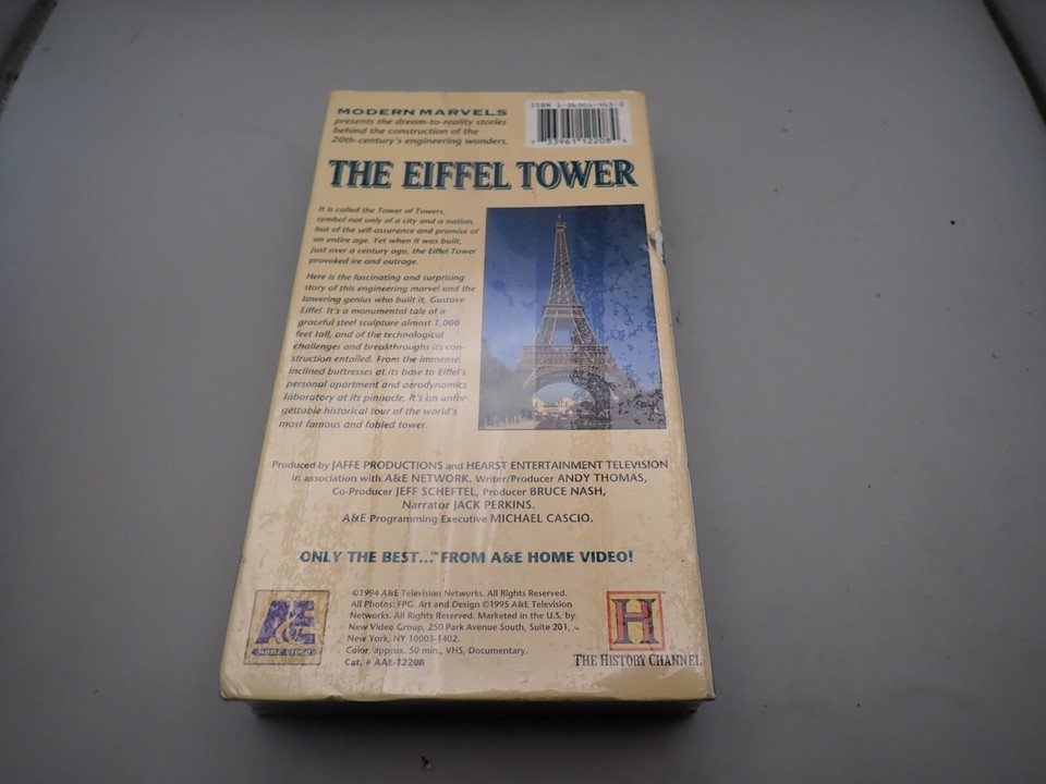 New Sealed Modern Marvels The Eiffel Tower VHS GA23 733961122084| eBay