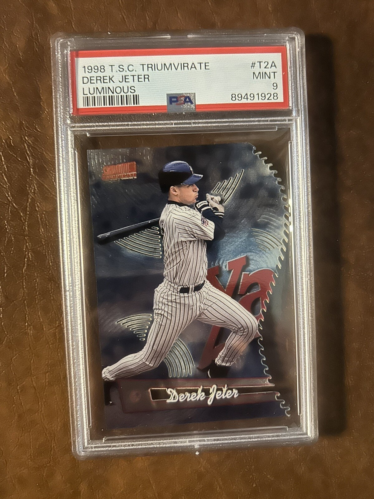 1998 Stadium Club Triumvirate Derek Jeter Luminous #T2A PSA 9 | eBay