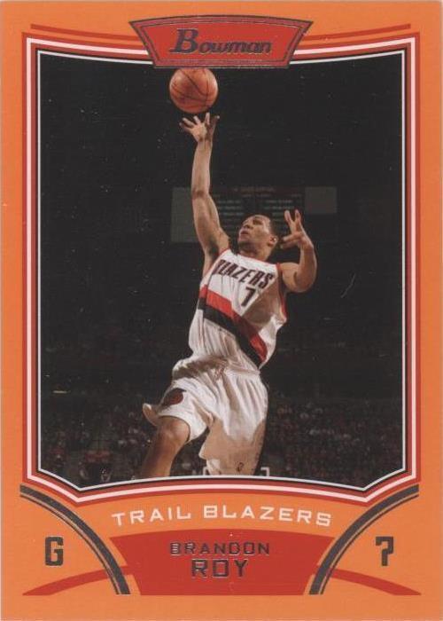2008-09 Bowman Draft Picks & Stars - Brandon Roy #25 Orange /299 for ...