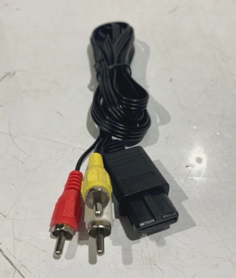 RCA AV TV Video Audio Cable Lead for SNES N64 Gamecube Console | eBay UK