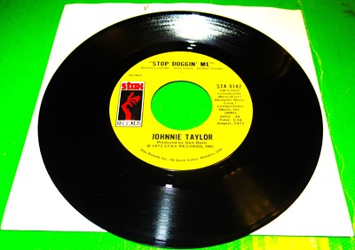 Johnnie Taylor, Stop Doggin' Me / Stop Teasin' Me | eBay