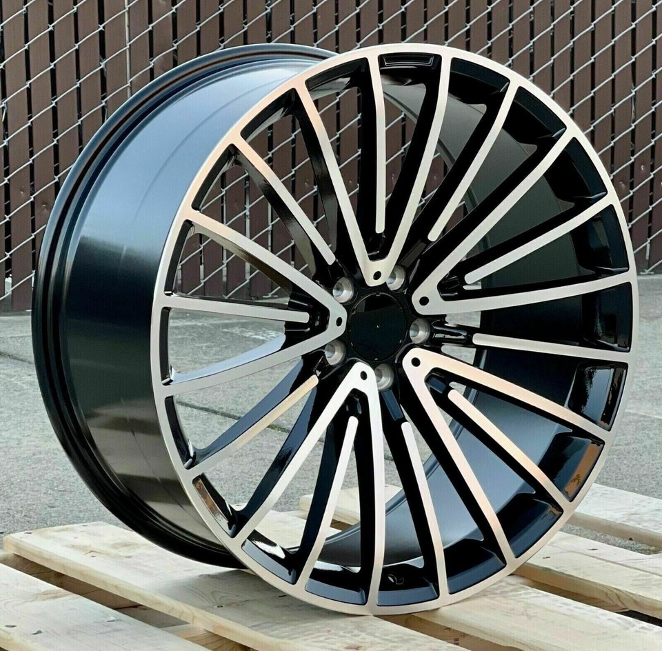 19" Wheels Fit Mercedes C250 C300 C350 E350 E550 19x8.5 / 19x9.5 Rims ...