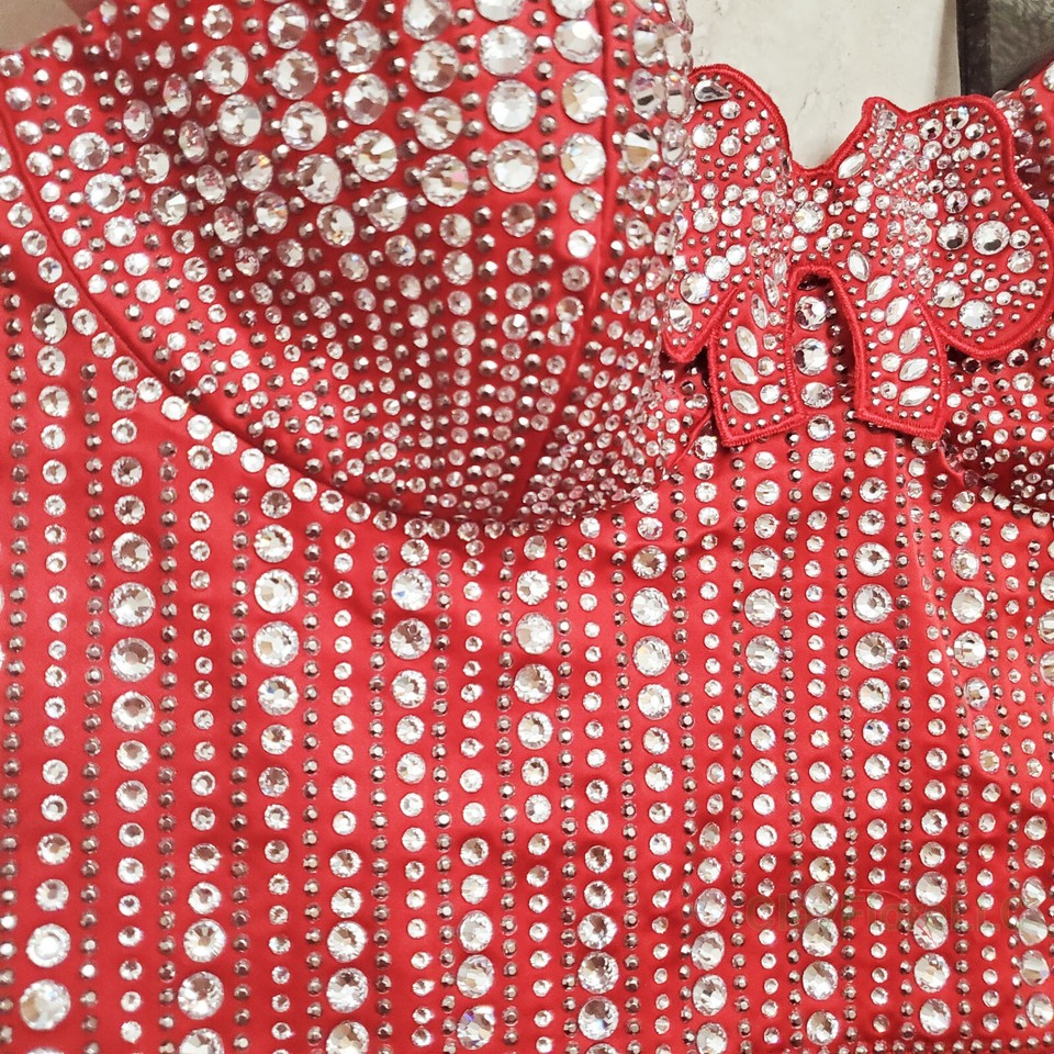 Victoria's Secret Rhinestones Dream Angel Embellished Bow Bustier set ...