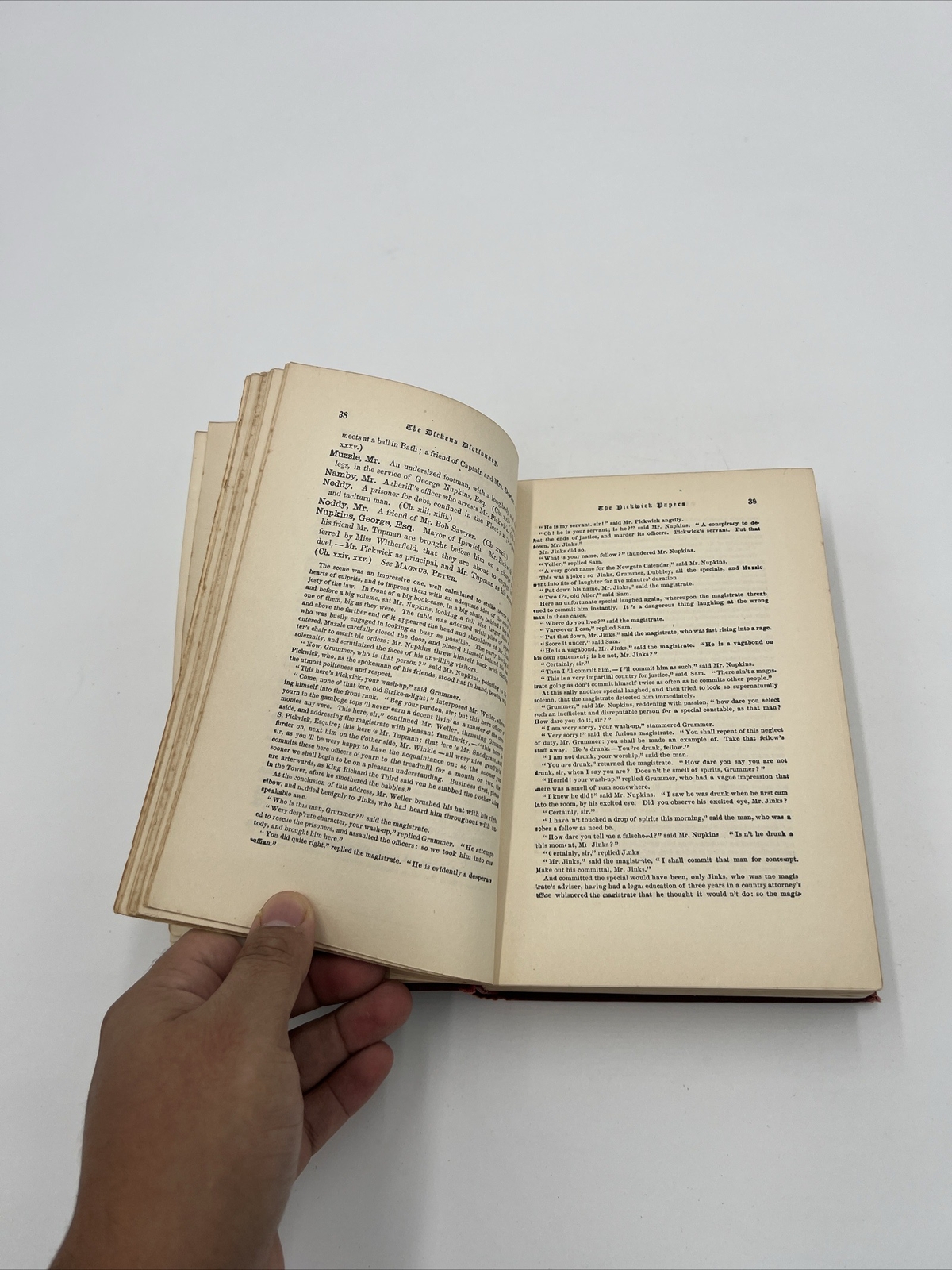 Antique 1900 The Dickens Dictionary by Gilbert Pierce | eBay