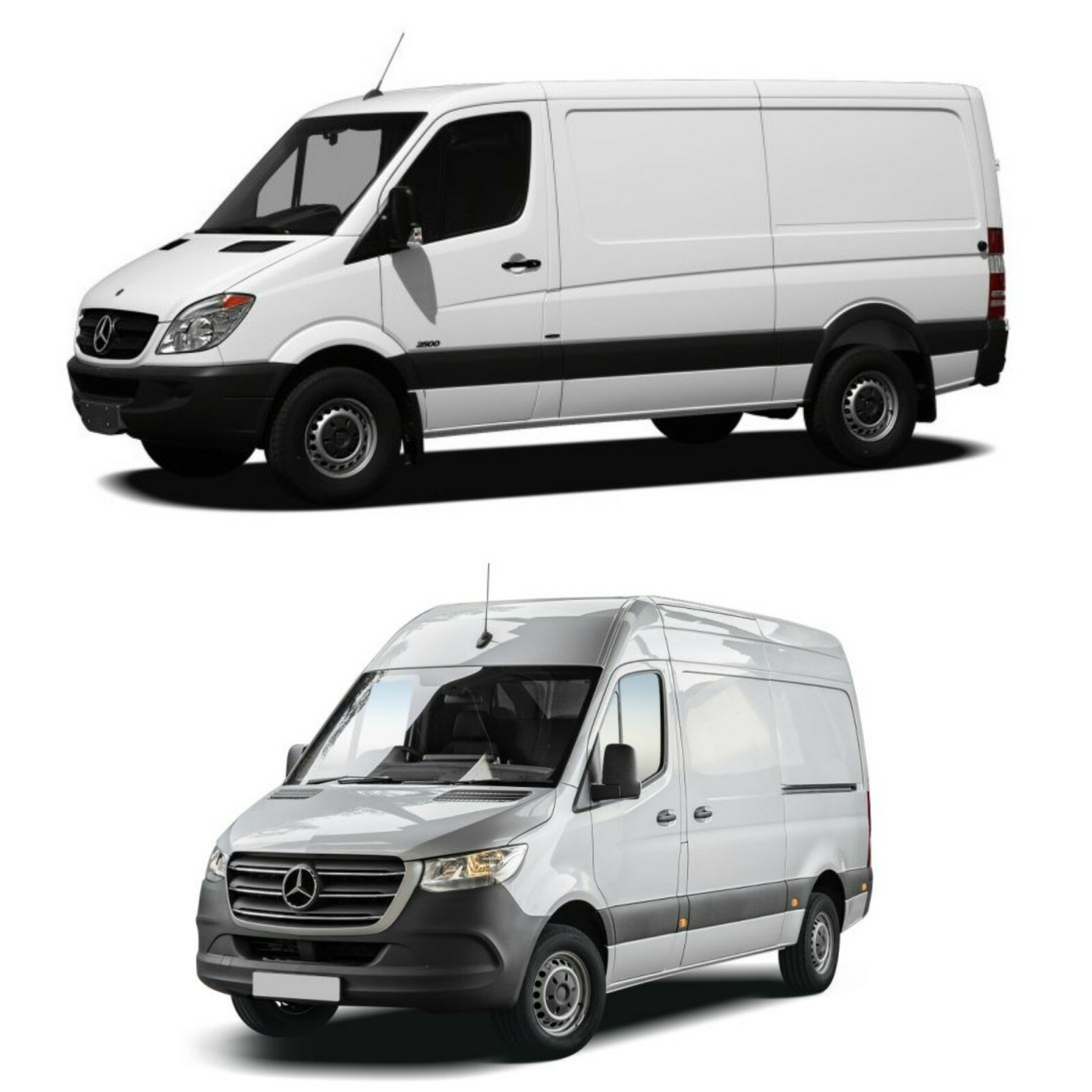 Baca furgoneta 3 barras para MERCEDES SPRINTER Mk2 modelos posteriores ...