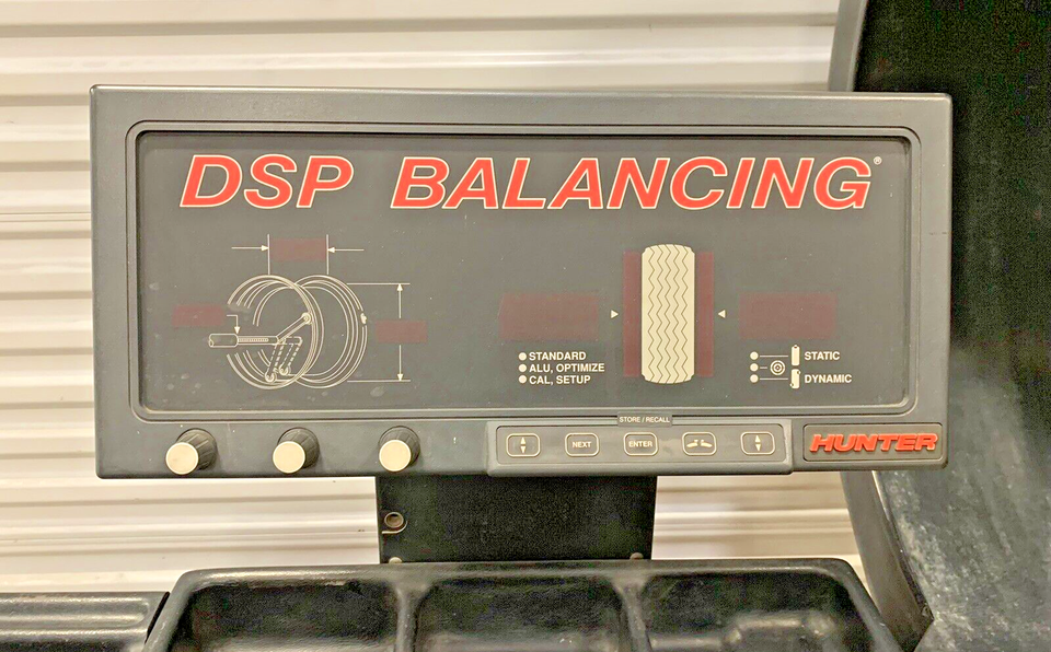 Hunter DSP 9500 W/ Split Weight DSP9502 Tire Wheel Balancer Machine ...