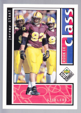 1998 Upper Deck Choice #209 Jeremy Staat Steelers NM-MT | eBay