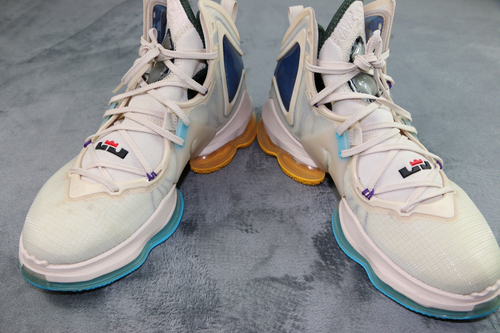Nike LeBron 19 EP Basketball Shoes Men’s Size 12 Lakers Cream Clean ...