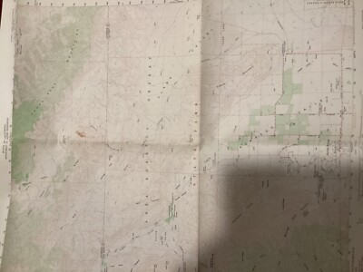 US Interior Geological Survey Clark Lake Quadrangle California Map 1960 ...