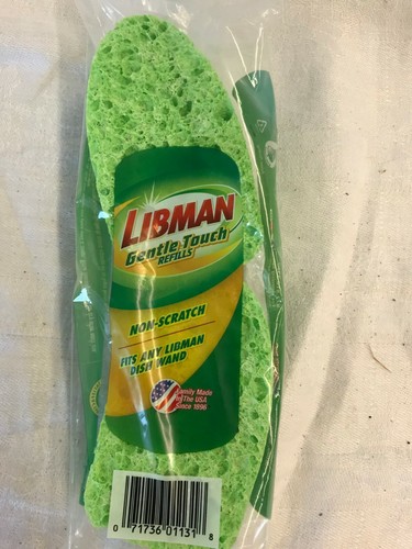 Libman Soap Dispensing Glass & Dish Wand w/Scrub-brush & 2 Sponge ...