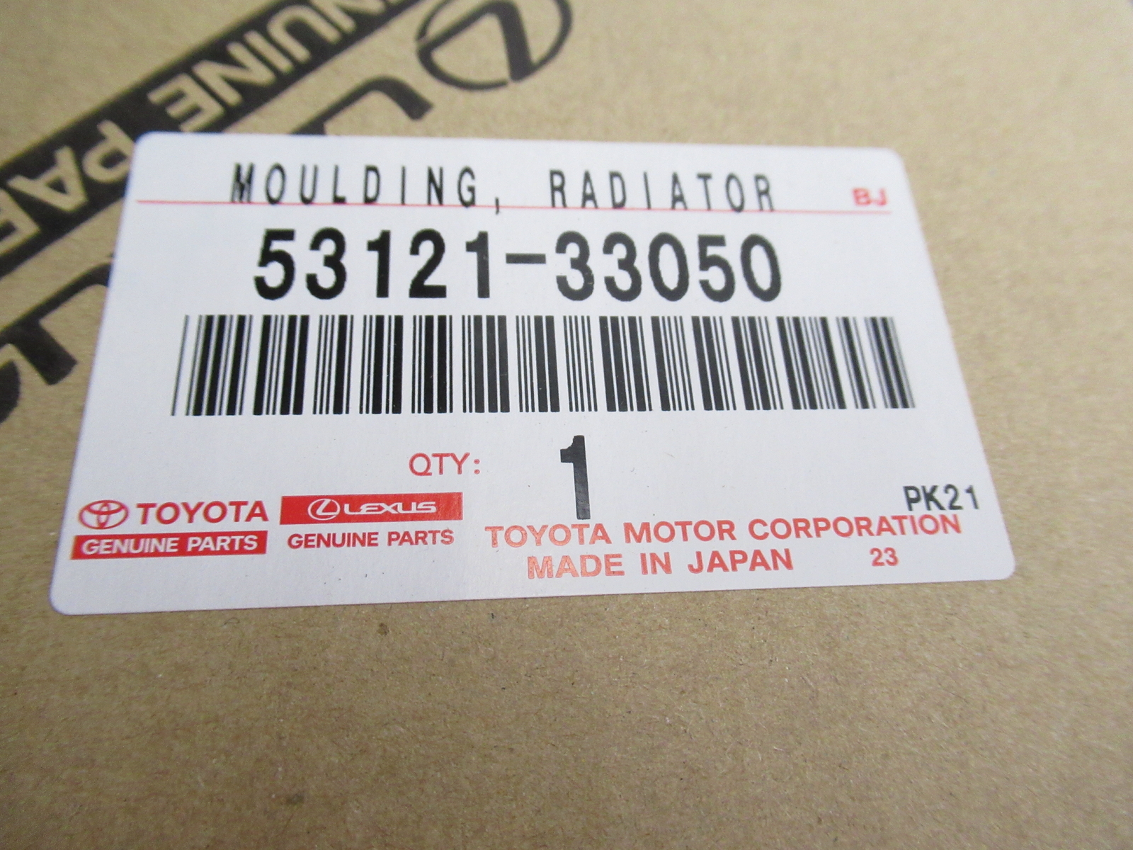 Genuine OEM Toyota Lexus 53121-33050 Front Radiator Grille Molding | eBay