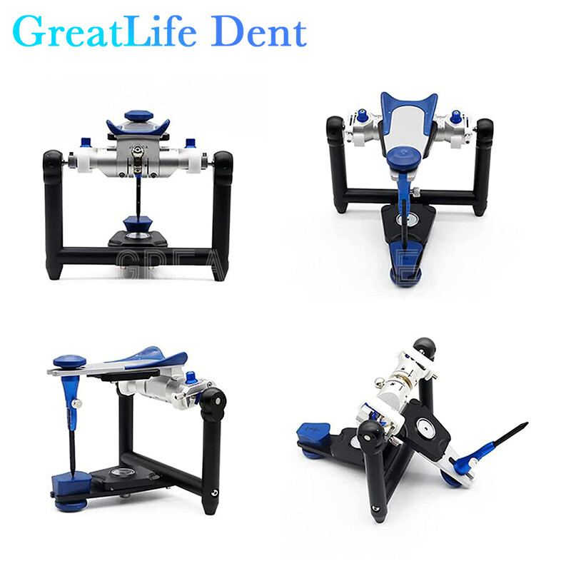 Fully Dental Articulator & Facebow Calibration Adjustable Kit with ...