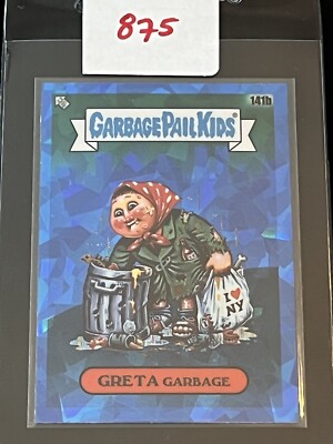 2021 Topps Garbage Pail Kids GPK Chrome SAPPHIRE Greta Garbage 141b | eBay