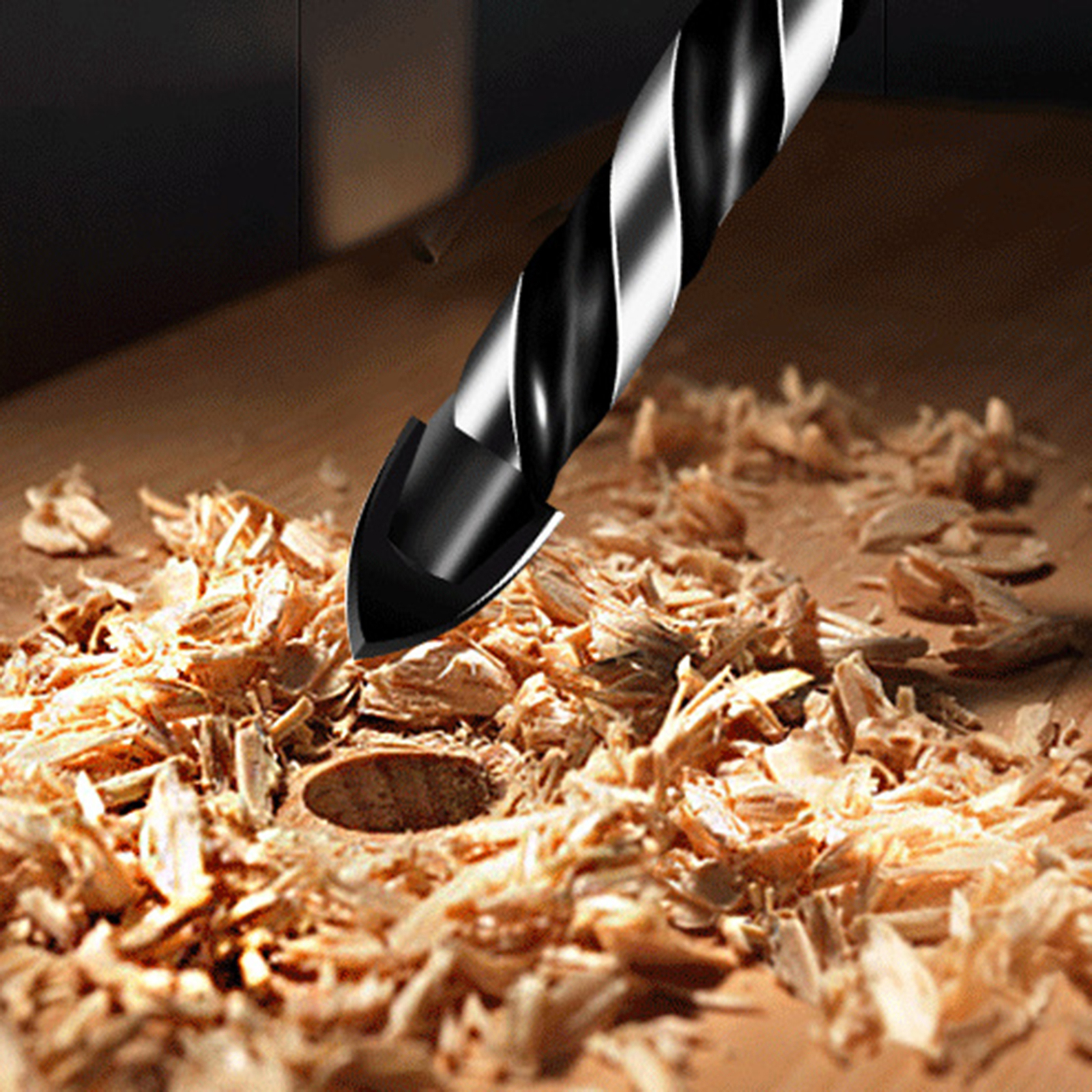 7pcs Triangle Drill Strong Widely Compatible Sharp Twist Drill Head ...