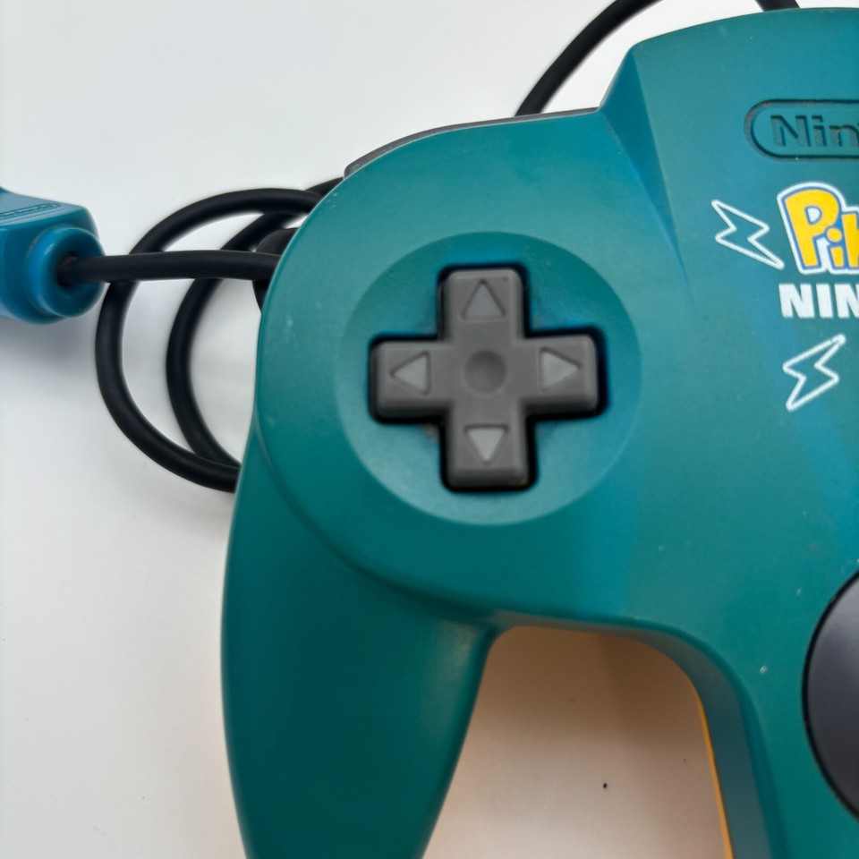 Refurbished: Nintendo 64 N64 Pokemon Pikachu Blue Console Controller AC ...